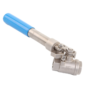 Floating 2PC Screwed ends Stainless Steel Ball Valve with Spring Return ...